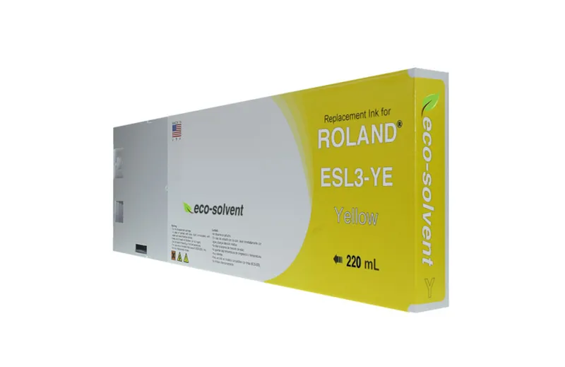 ROLAND ESL3-2YE Non-OEM New Yellow Wide Format Ink Cartridge | Clover ...